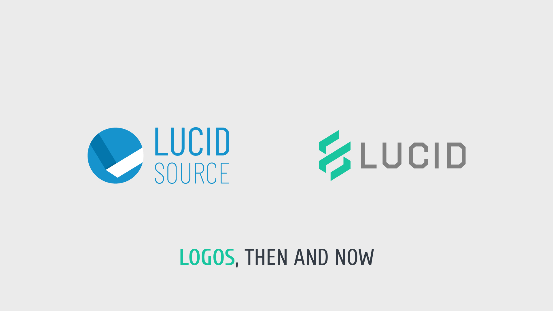 Lucid | Logos, then and now